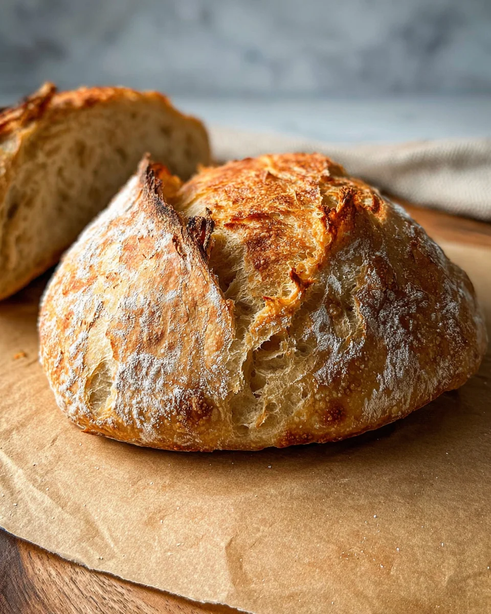 Quick and Easy No-Knead Bread