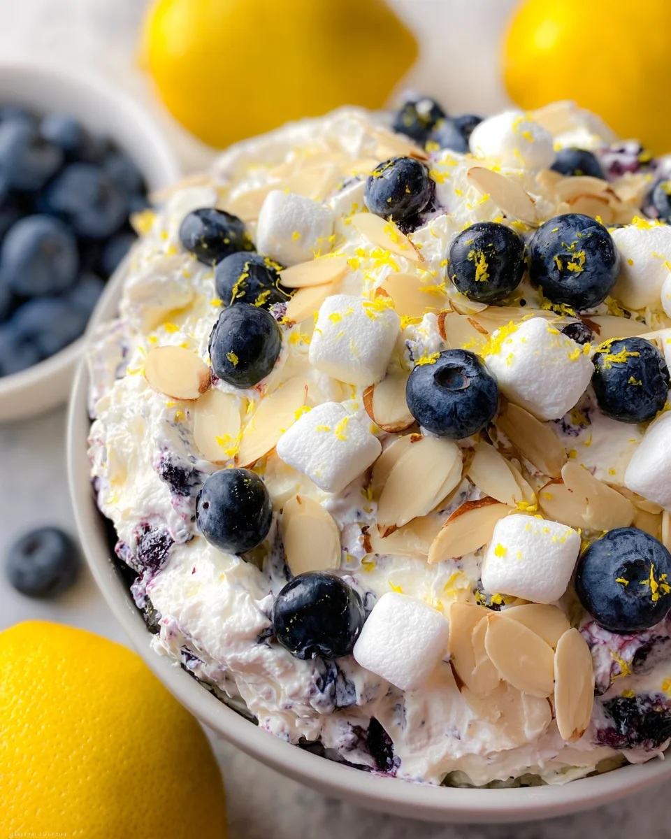 Lemon Blueberry Fluff